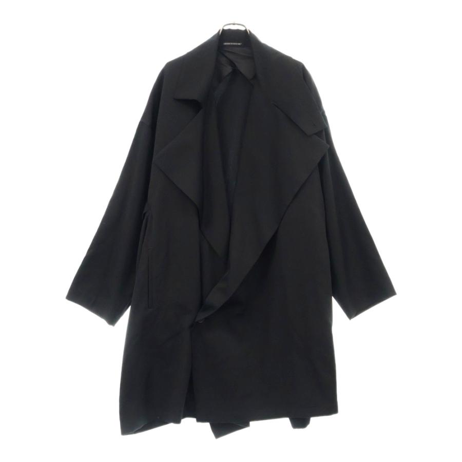 Yohji Yamamoto POUR HOMME ヨウジヤマモト プールオム 24AW WOOL GABARDINE SMOOTH COAT ウールギャバジン ロングコート テロテロコート ...