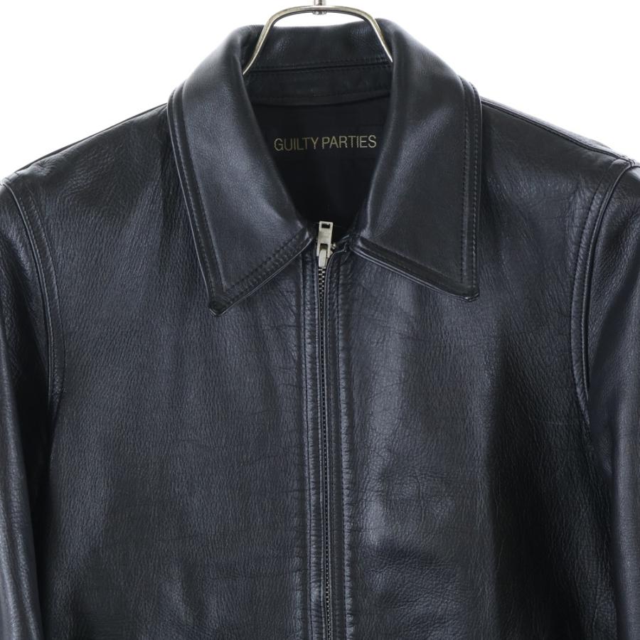 WACKO MARIA（ワコマリア） Steer Hide Lining Leather Jacket シングルライダースジャケット レザー ...