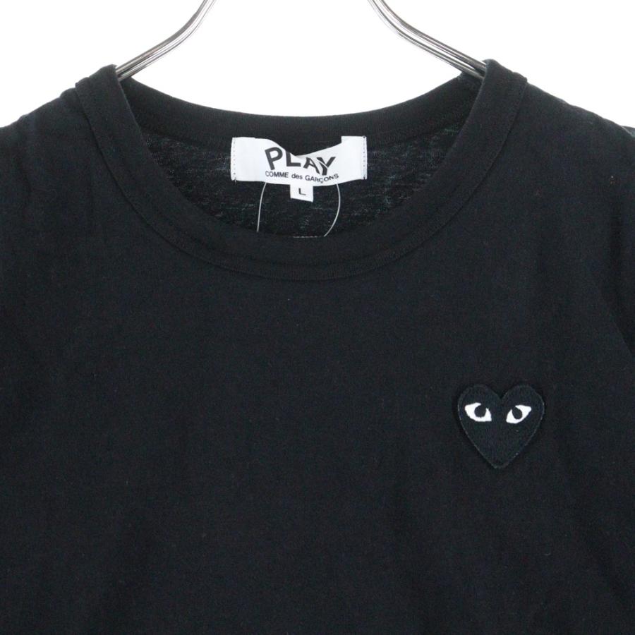 PLAY COMME des GARCONS プレイコムデギャルソン S/S T-Shirt ロゴ刺繍 半袖Tシャツ ブラック AZ-T063 : BRING Yahoo!ショップ - 通販 ...
