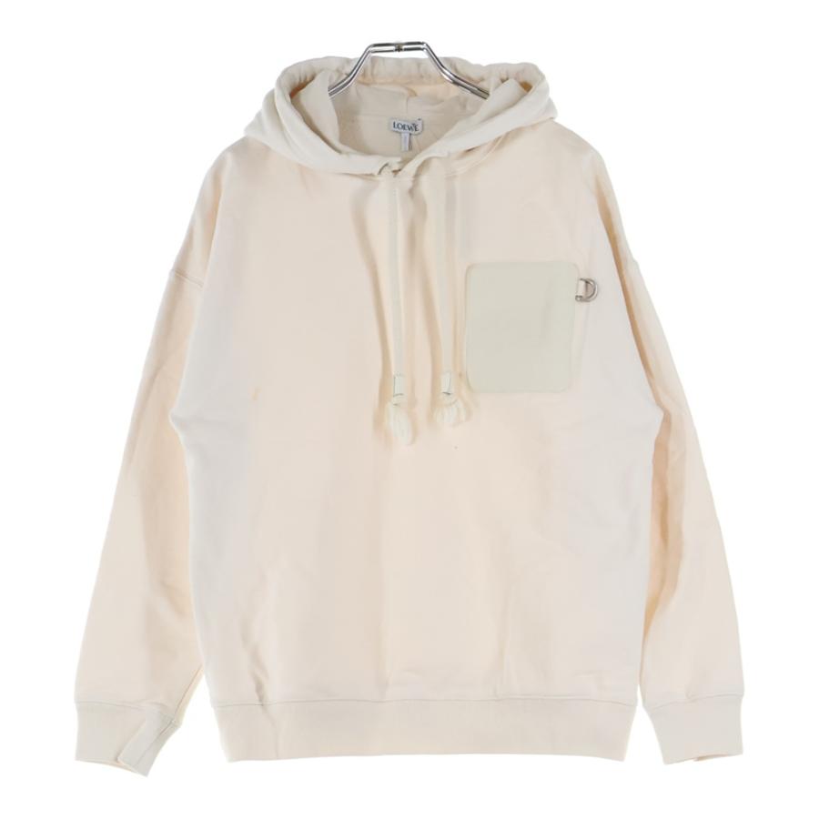 LOEWE（ロエベ） Anagram Patch Hoodie レザーアナグラムパッチ プル