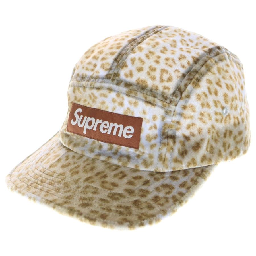 Supreme（シュプリーム） 24SS Leopard Velvet Camp Cap レオパードベルベットキャンプキャップ 帽子 ブラウン ...