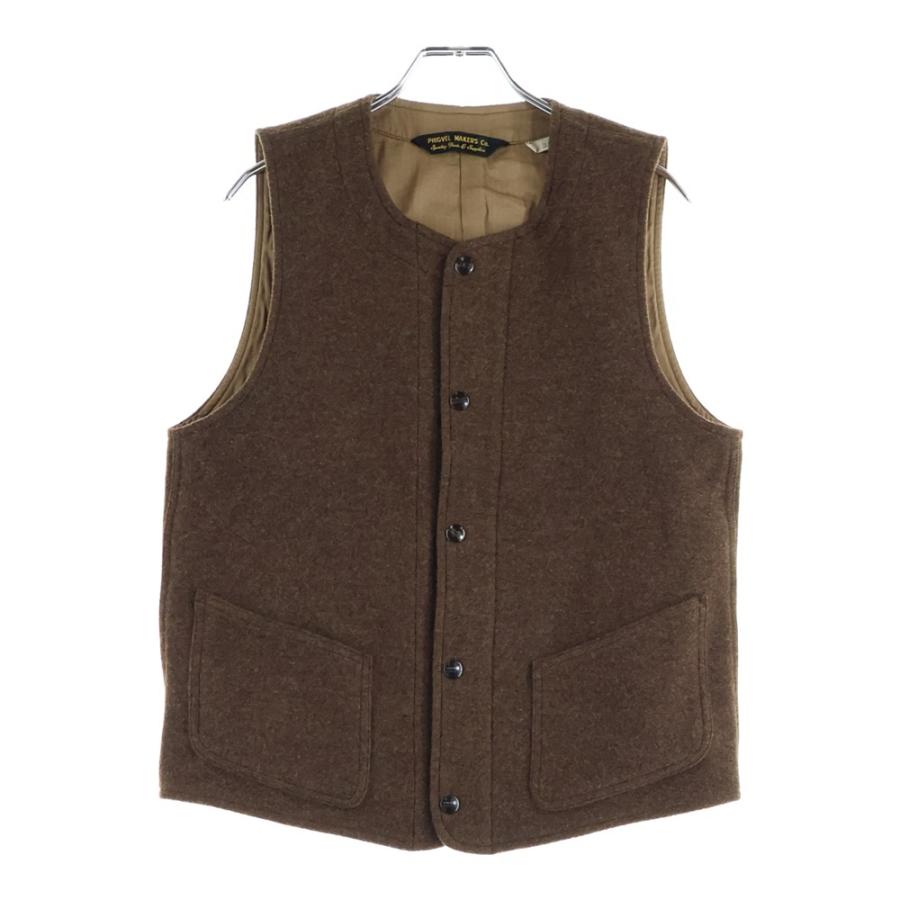 PHIGVEL（フィグベル） Wool Vest ウールベスト ブラウン PMY-VT03 : BRING Yahoo!ショップ - 通販 ...