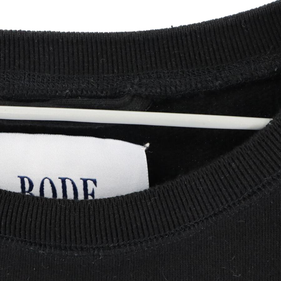 BODE ボディ Tailor Shop Emeroidered Crew Sweat クルーネックスウェット トレーナー ブラック : BRING Yahoo!ショップ - 通販 ...
