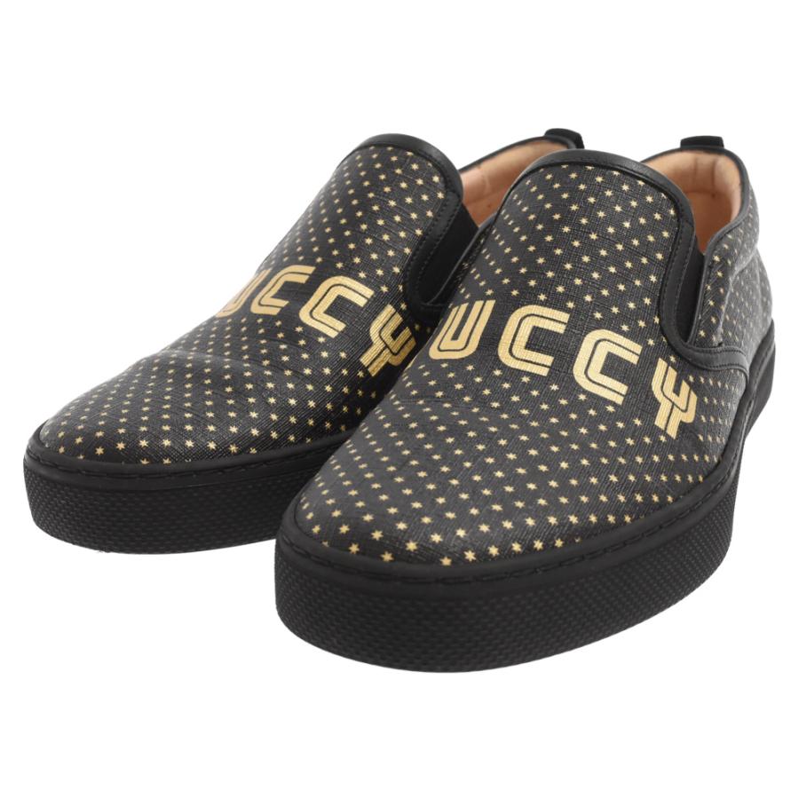 GUCCI グッチ GUCCY SEGA ローカットスニーカー スリッポン ブラック 407362 : 3124e230008 : BRING Yahoo!ショップ - 通販 - Yahoo ...