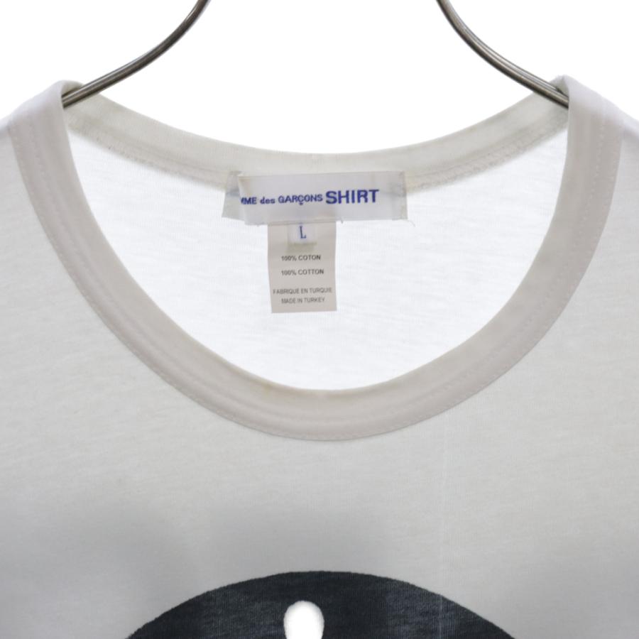 COMME des GARCONS SHIRT コムデギャルソンシャツ 23SS BRETT WESTFALL T-SHIRT キノコプリント半袖Tシャツ ホワイト FK-T008 ...