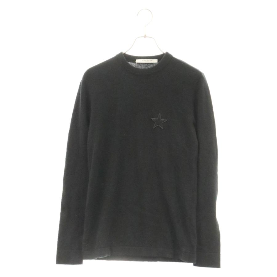 GIVENCHY ジバンシィ STAR PATCH KNITスターパッチニット セーター ブラック : BRING Yahoo!ショップ - 通販 - Yahoo!ショッピング