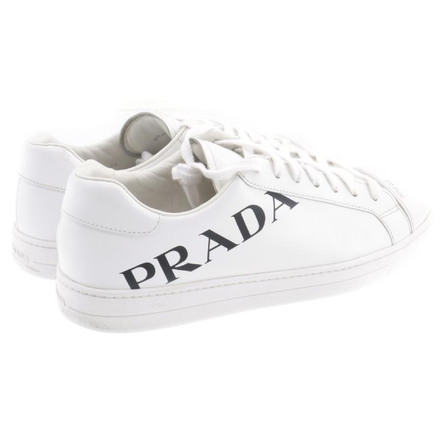 PRADA プラダ LOW TOP LOGO サイドロゴデザインローカットスニーカー ホワイト 6 1/2 4E 3543 : BRING Yahoo!ショップ - 通販 - Yahoo!ショッピング