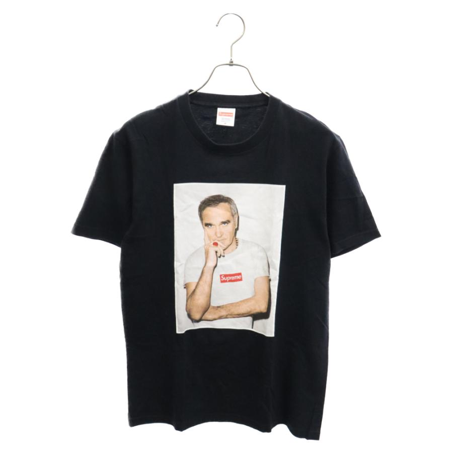 Supreme SUPREME シュプリーム 16SS Morrissey Tee モリッシーフォトプリントクルーネック半袖Tシャツ ブラック ...
