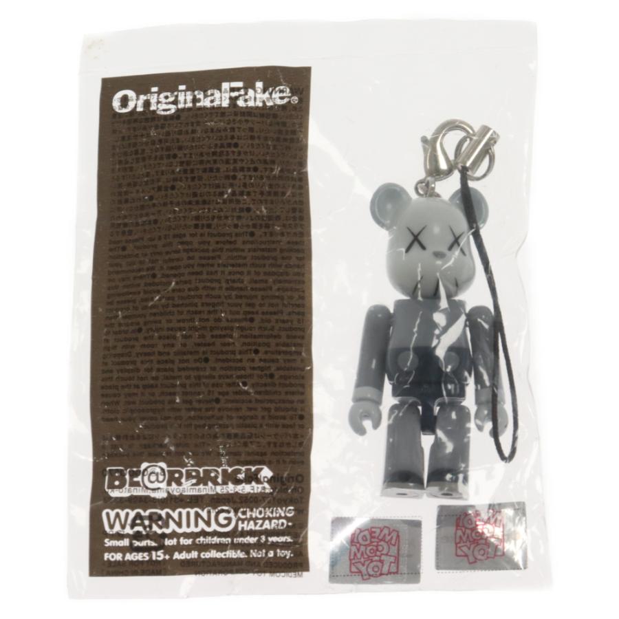 OriginalFake オリジナルフェイク BE@RBRICK 70% KAWS Original Fake ベアブリック カウズ ストラップ キーホルダー フィギュア 人形 : BRING ...