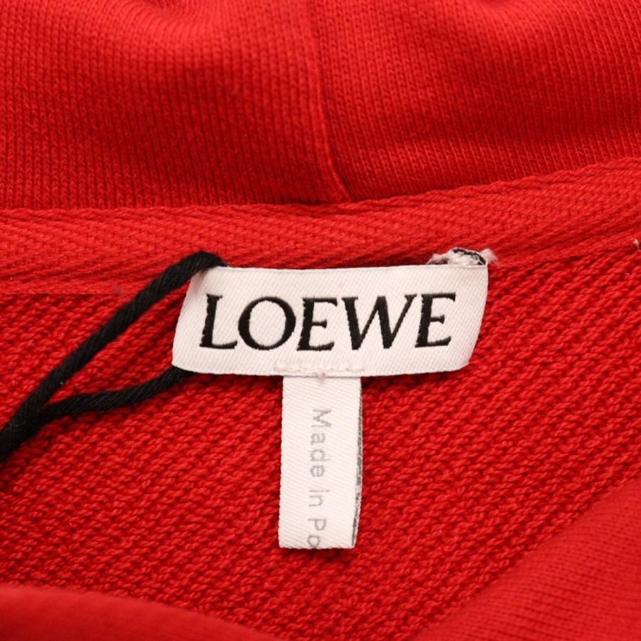 LOEWE ロエベ 23AW アナグラムレザーパッチプルオーバーパーカー LOEWE ロエベ 23AW アナグラムレザーパッチプルオーバーパーカー
