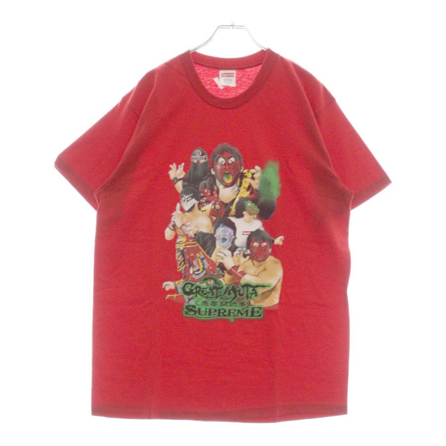 Supreme SUPREME シュプリーム 23AW Muta Tee グレート ムタ プリント 半袖Tシャツ カットソー レッド ...