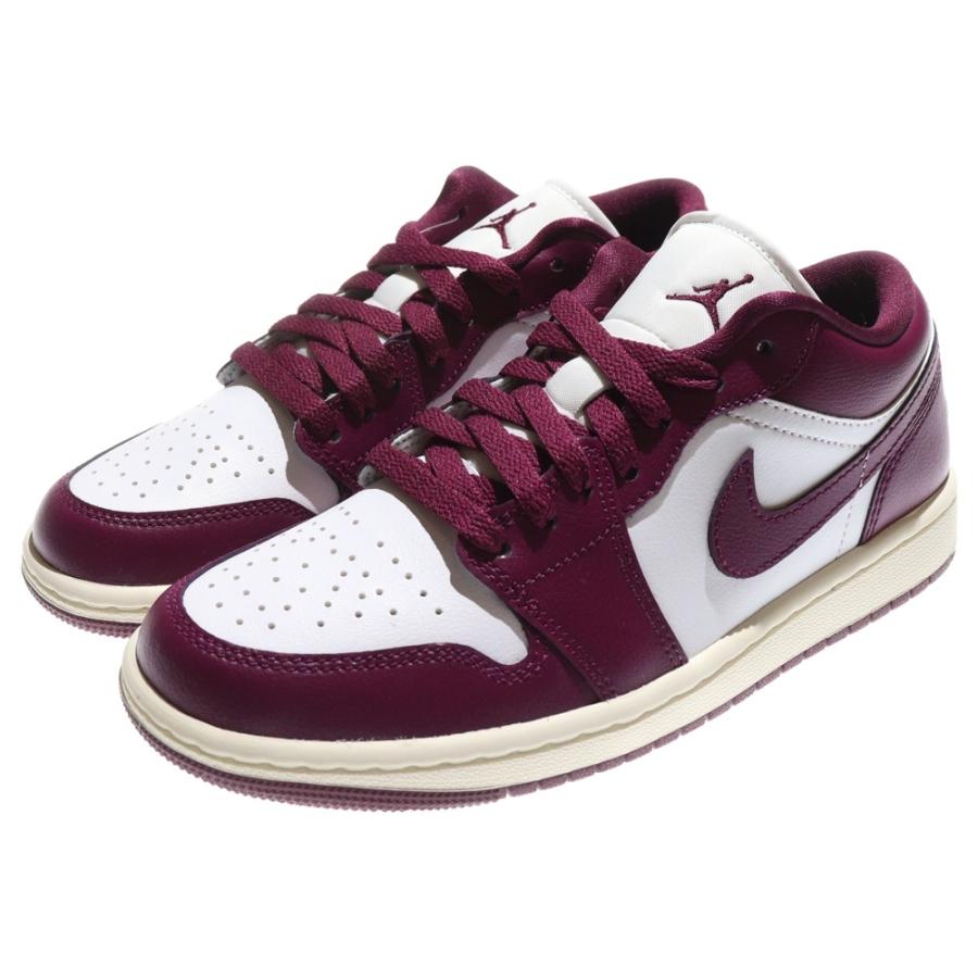 NIKE（ナイキ） WMNS AIR JORDAN 1 LOW ウィメンズ エア ジョーダン ローカットスニーカー パープル/ホワイト US7 ...