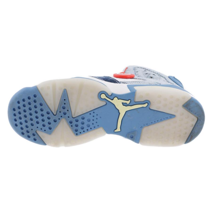 NIKE（ナイキ） AIR JORDAN 6 RETRO GS Washed Denim エアジョーダン6 レトロハイ ウォッシュドデニム ...