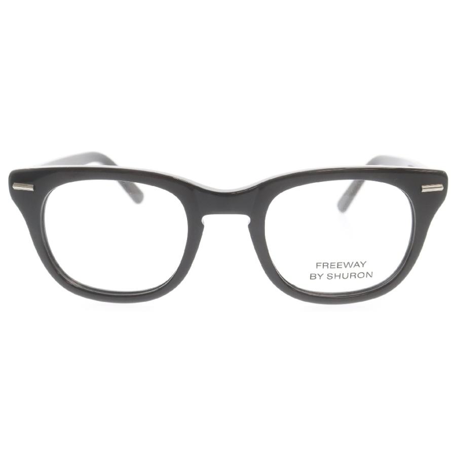 SHURON シュロン FREEWAY ウェリントン アイウエア 眼鏡 ブラック : BRING Yahoo!ショップ - 通販 ...