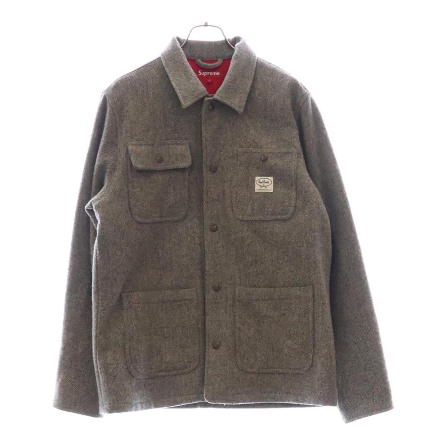 Supreme SUPREME シュプリーム 10AW ×Woolrich Wool Chore Jacket ショアコート ウールジャケット グレー : BRING Yahoo!ショップ ...