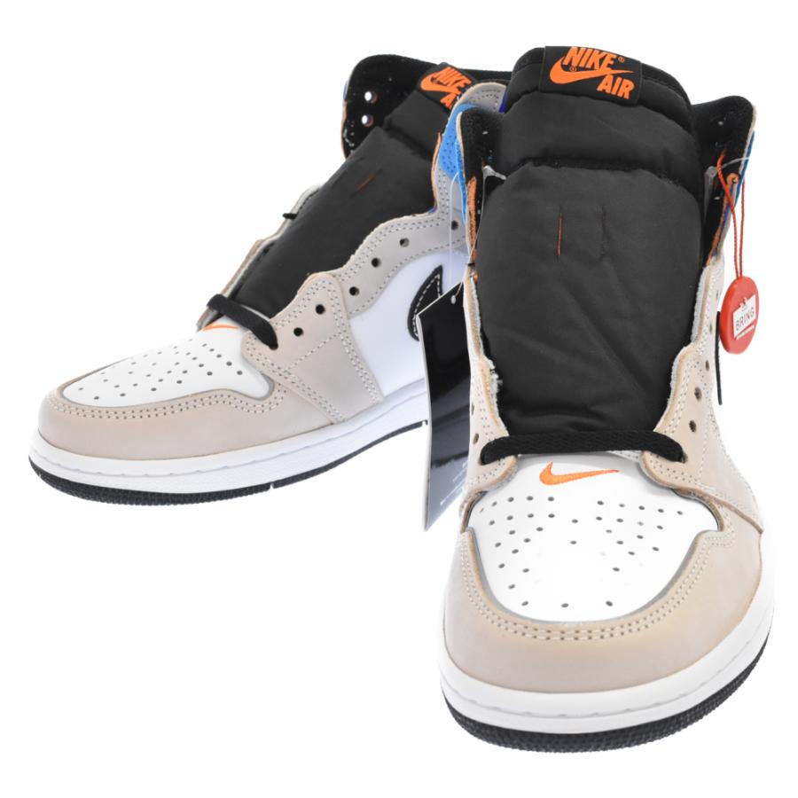 NIKE ナイキ エアジョーダン1 レトロハイ プロトタイプ ハイカットスニーカー グレー/ブルー US9 DC6515-100 ...