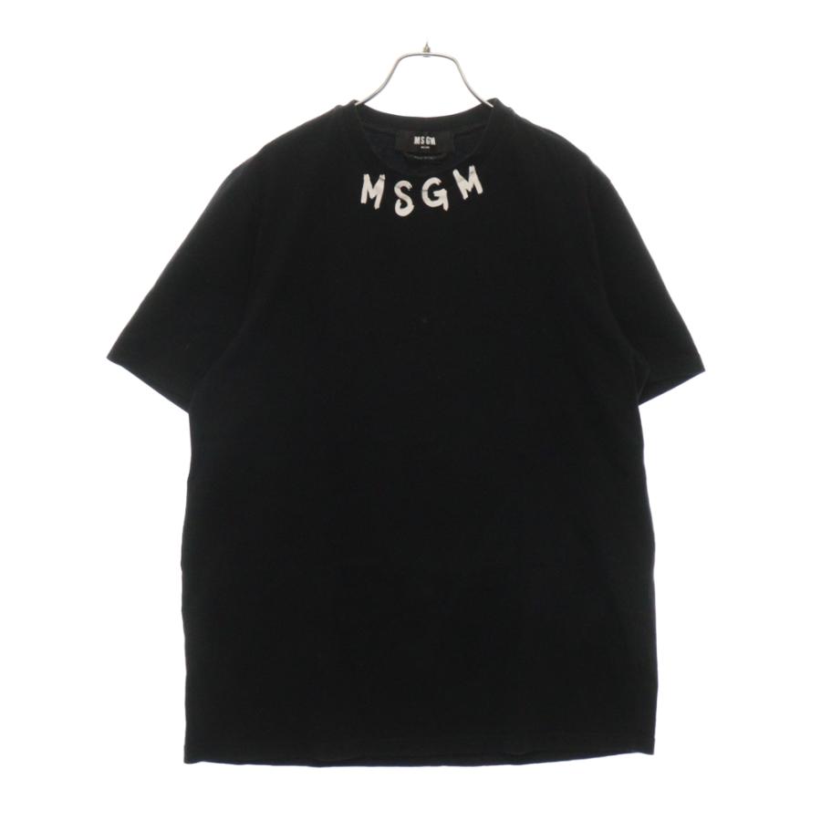 MSGM エムエスジーエム ブラッシュストロークロゴTシャツ 半袖プリントカットソー ブラック 3240MM96 : BRING Yahoo!ショップ - 通販 - Yahoo!ショッピング