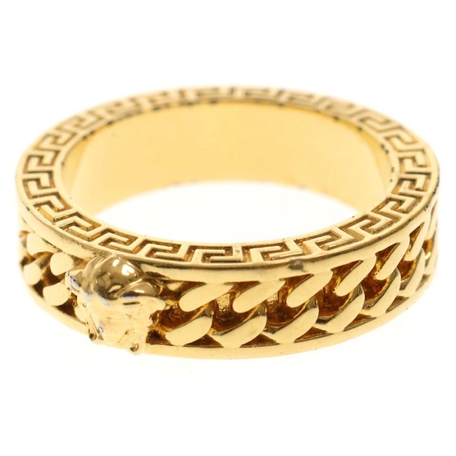 VERSACE ヴェルサーチ チェーンドメデューサリング ゴールド 21号 : BRING Yahoo!ショップ - 通販 - Yahoo!ショッピング