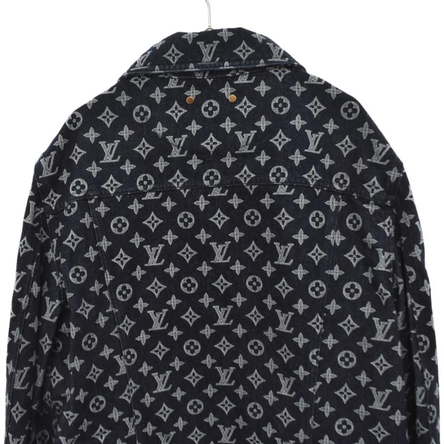 LOUIS VUITTON ルイヴィトン 18AW モノグラム デニムジャケット LOUIS VUITTON ルイヴィトン 18AW モノグラム デニムジャケット