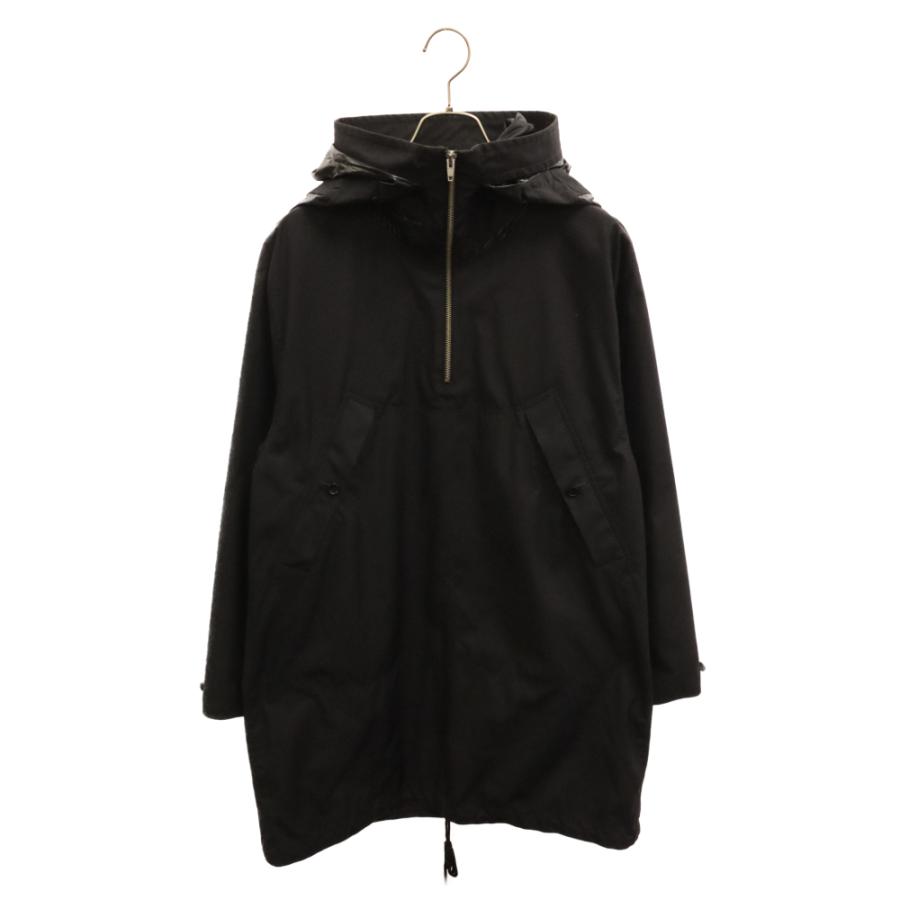 RAF SIMONS ラフシモンズ 06AW 蛇腹 ハーフジップ テックパーカー ブラック :3624E160010:BRING Yahoo ...