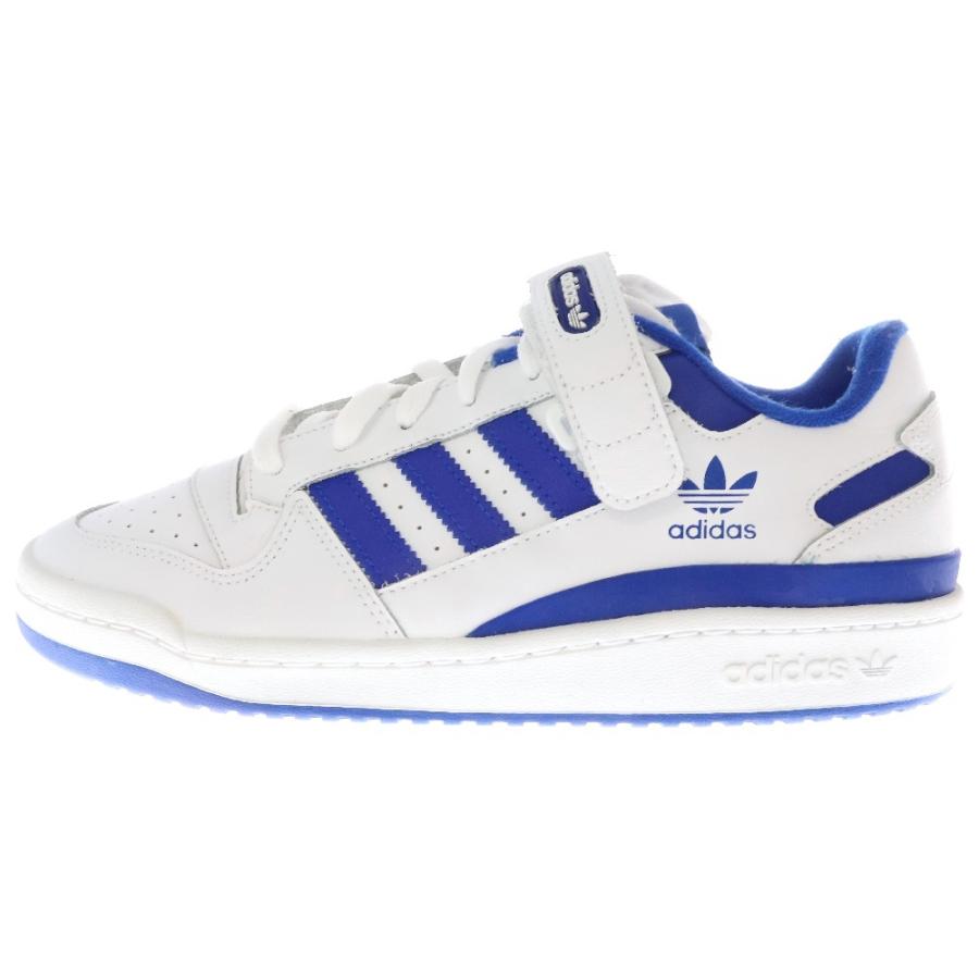 adidas アディダス FORUM LOW FY7756 フォーラム ローカットスニーカー ホワイト/ブルー US9/27.0cm ...