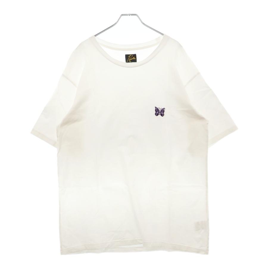 Needles ニードルス 22SS JOURNAL STANDARD 別注 パピヨン エンブロイダリー 刺繍 クルーネック 半袖Tシャツ カットソー ホワイト KP385 : BRING ...