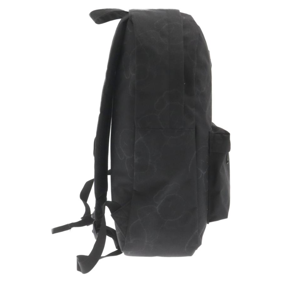 カウズ KAWS 19SS×Herschel Supply Back Pack 150個限定 ハーシェルサプライ 総柄バックパック ブラック ...