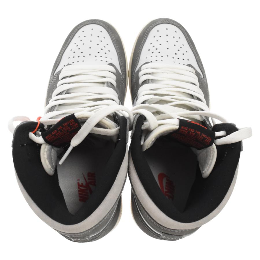 NIKE ナイキ AIR JORDAN 1 RETRO HIGH OG BLACK AND SMOKE GREY NIKE ナイキ AIR JORDAN 1 RETRO HIGH OG BLACK AND SMOKE GREY
