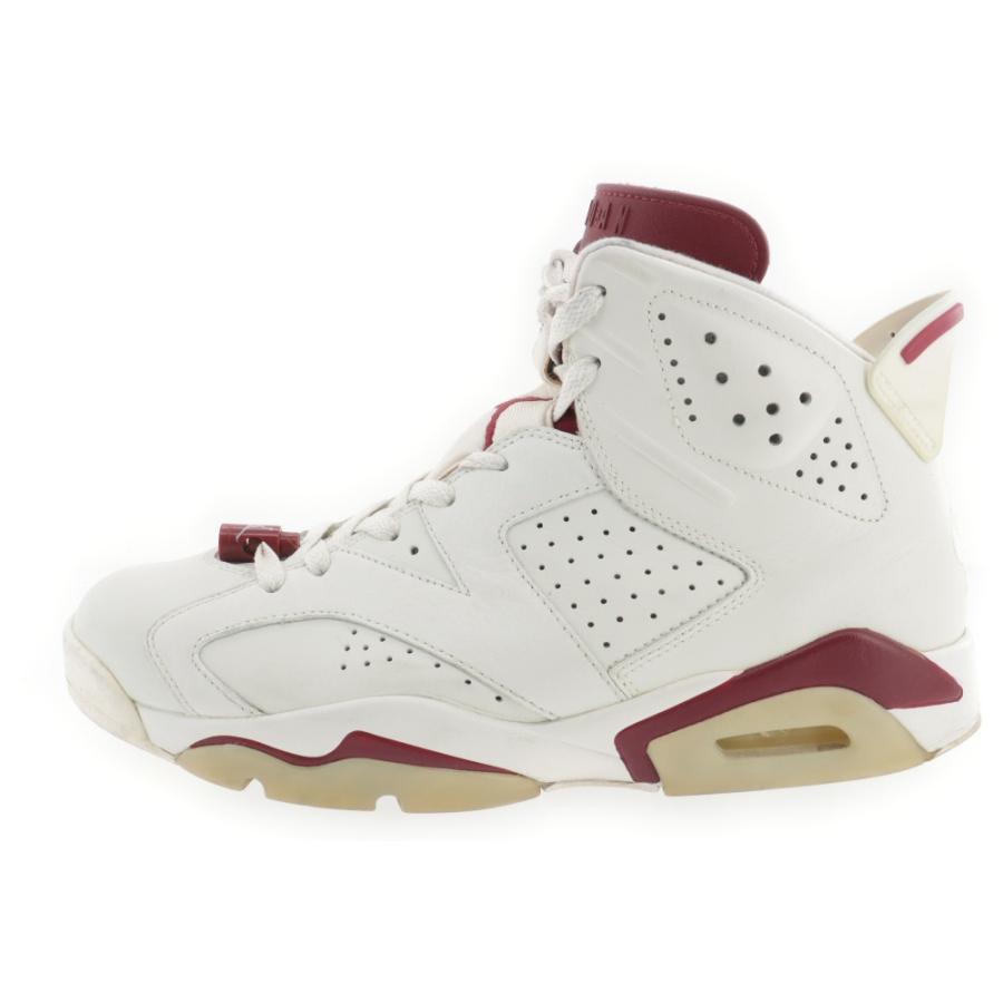 NIKE ナイキ Air Jordan 6 Retro Maroon エアジョーダン6 レトロ マルーン ホワイト US9.5/27.5cm ...