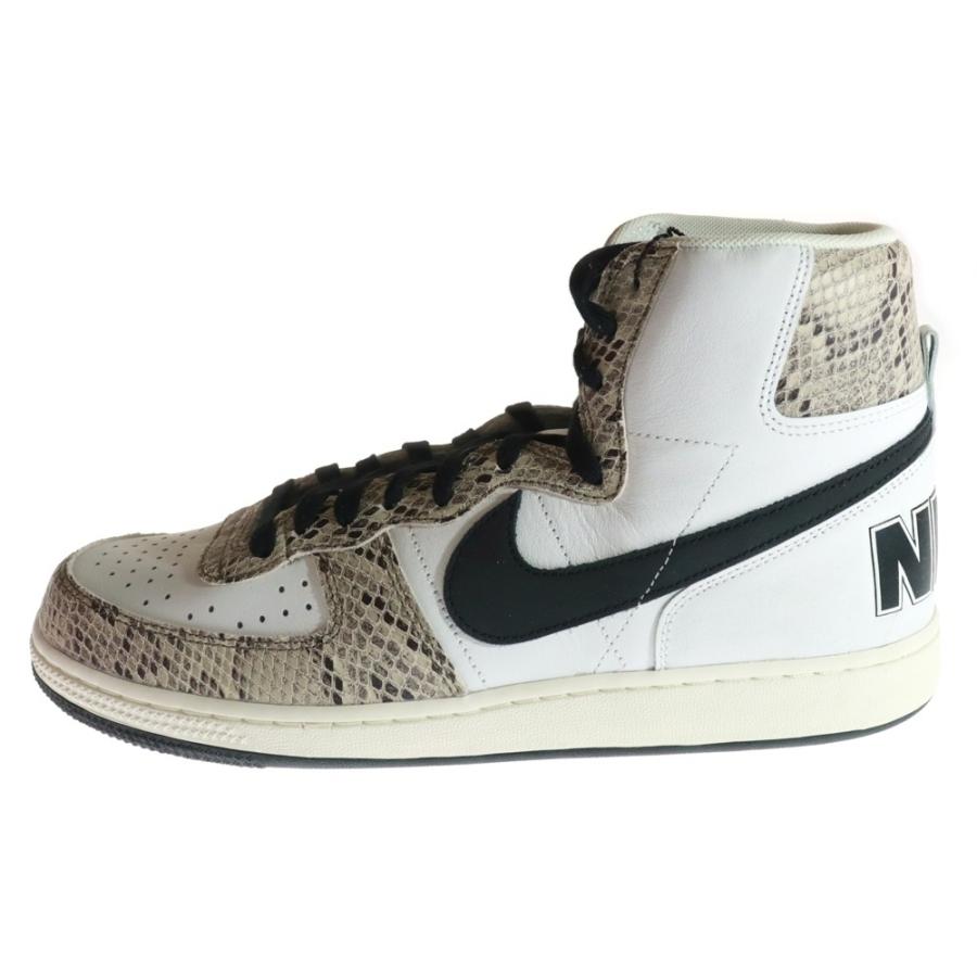 NIKE ナイキ TERMINATOR HIGH COCOA SNAKE ターミネーター ココアスネーク 白蛇 ハイカットスニーカー FB1318-100 ホワイト US11/29.0cm ...