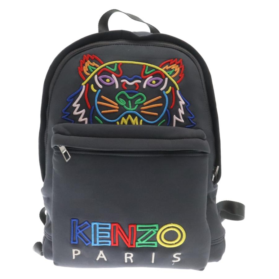 KENZO ケンゾー TIGER BACKPACK タイガーロゴ刺繍 バッグパック リュック グレー/マルチ : BRING Yahoo!ショップ - 通販 - Yahoo!ショッピング