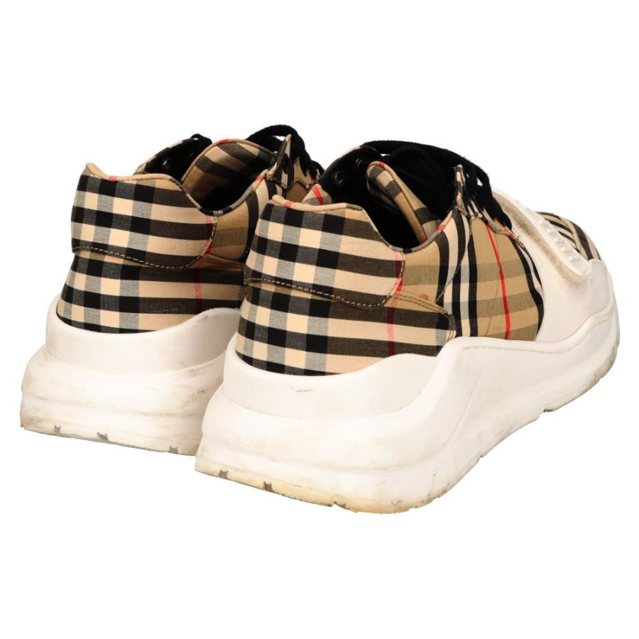 BURBERRY LONDON バーバリーロンドン バーバリーチェック総柄 厚底ローカットスニーカー ベージュ/ホワイト ITLEOSHO5CAS : BRING Yahoo!ショップ ...