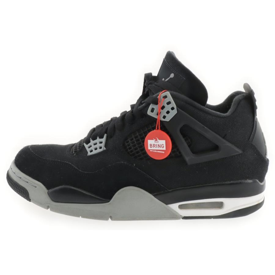NIKE（ナイキ） Air Jordan 4 エアジョーダン4 SE ブラック アンド ライト スティール ハイカットスニーカー シューズ ...