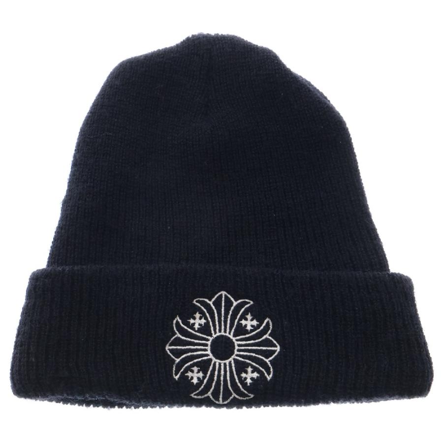CHROME HEARTS クロムハーツ WOOL WATCH CAP ウールワッチキャップ CHプラス刺繍ビーニーニット帽子 ニットキャップ ...