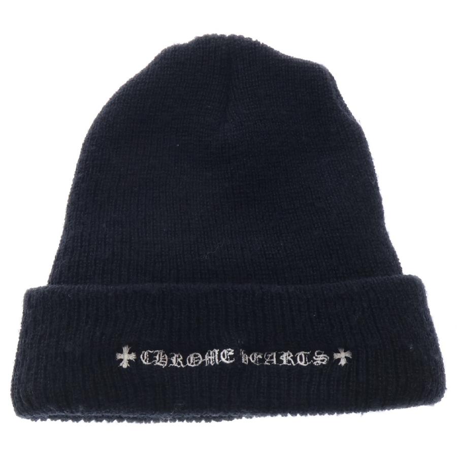 CHROME HEARTS クロムハーツ WOOL WATCH CAP ウールワッチキャップ CHプラス刺繍ビーニーニット帽子 ニットキャップ ...
