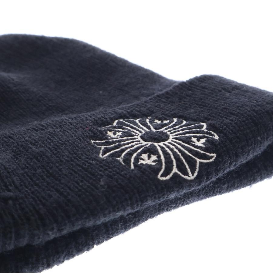 CHROME HEARTS クロムハーツ WOOL WATCH CAP ウールワッチキャップ CHプラス刺繍ビーニーニット帽子 ニットキャップ ...