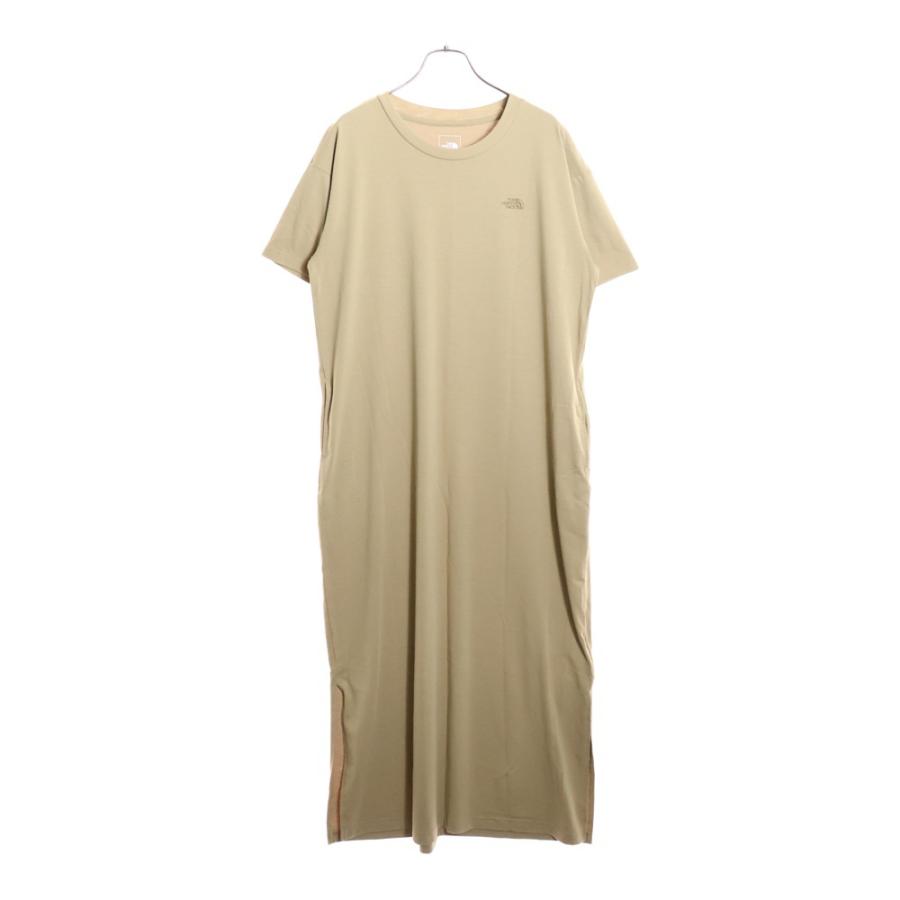 THE NORTH FACE（ザ ノースフェイス） ロゴプリント 半袖ワンピースTシャツ カーキ : BRING Yahoo!ショップ ...
