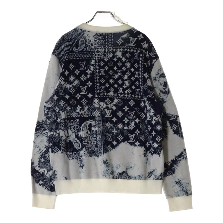 LOUIS VUITTON（ルイ・ヴィトン） 22AW Monogram Bandanna Crewneck Knit Sweater モノグラム バンダナ クルーネックニットセーター ...