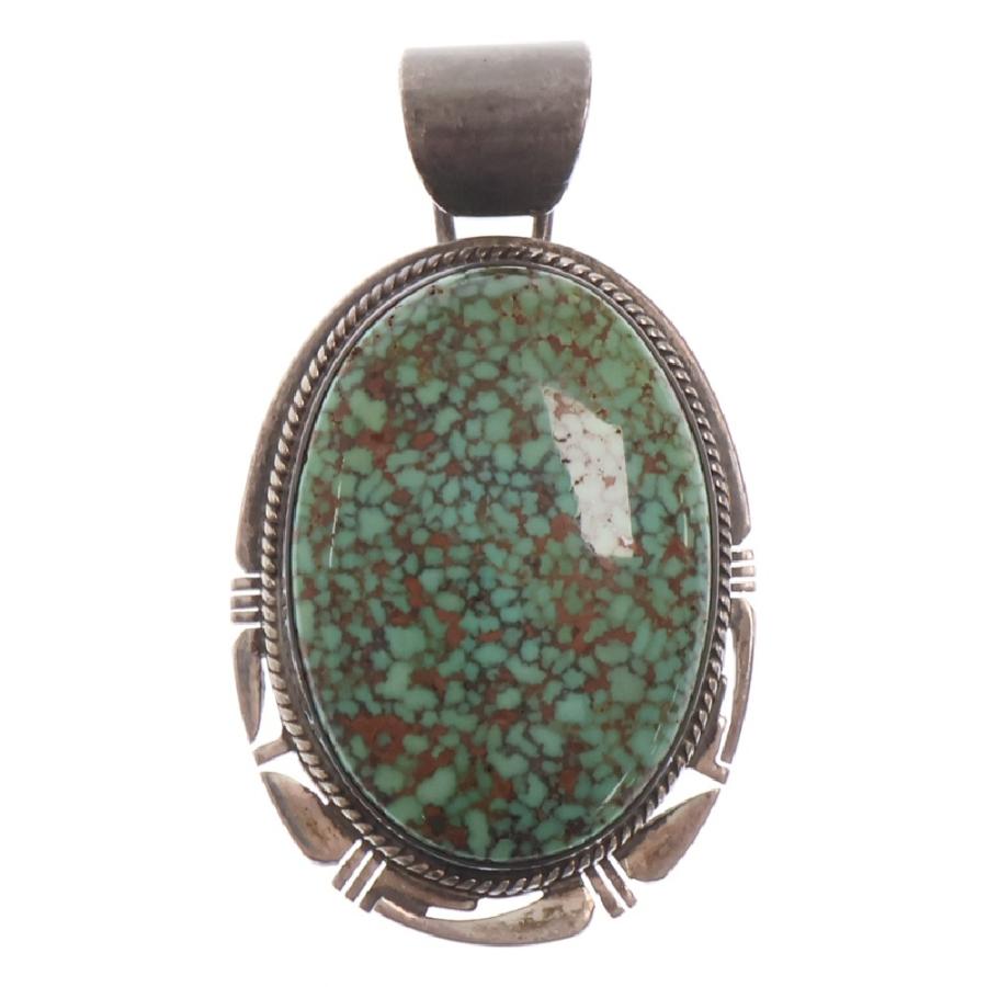 Indian Jewelry インディアンジュエリー ナバホ族 Phillip Sanchez フィリップ サンチェス ターコイズペンダント ...