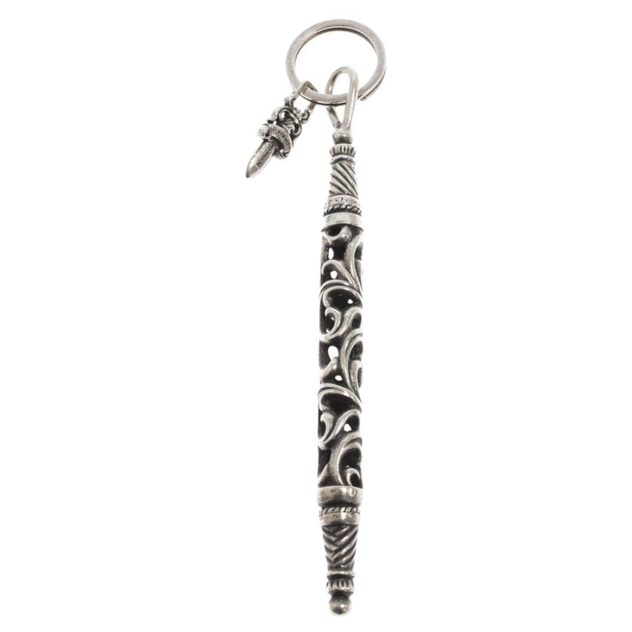 CHROME HEARTS クロムハーツ LARGE ROLLER & #5 DAGGER KEY RING ラージローラー ダガー キー ...