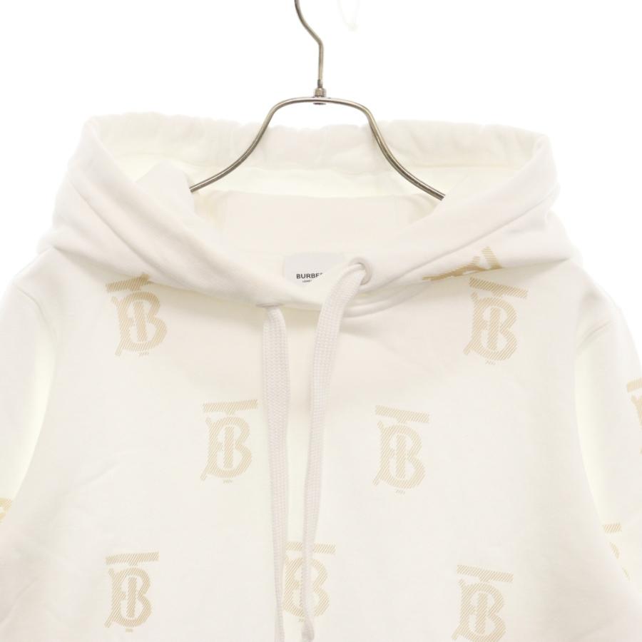 BURBERRY バーバリー ロゴ総柄 コットン プルオーバーパーカー BURBERRY バーバリー ロゴ総柄 コットン プルオーバーパーカー