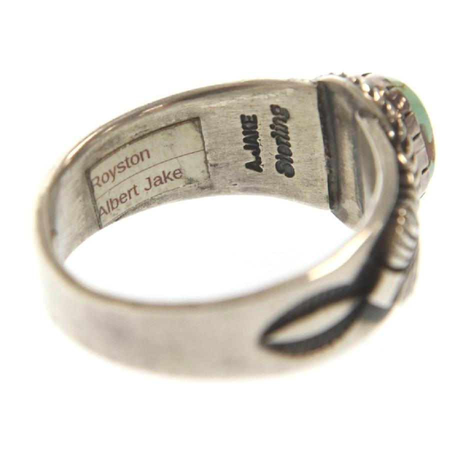INDIANJEWELRY インディアンジュエリー LFC Albert Jake Royston ロイストン ターコイズ付きリング23号 ...
