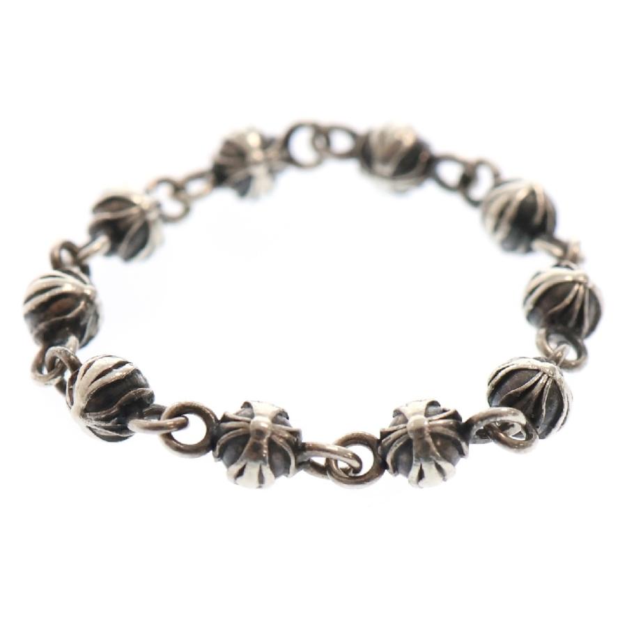 CHROME HEARTS クロムハーツ TINY BEADED CHAIN RING タイニービーズチェーンリング シルバー : BRING ...