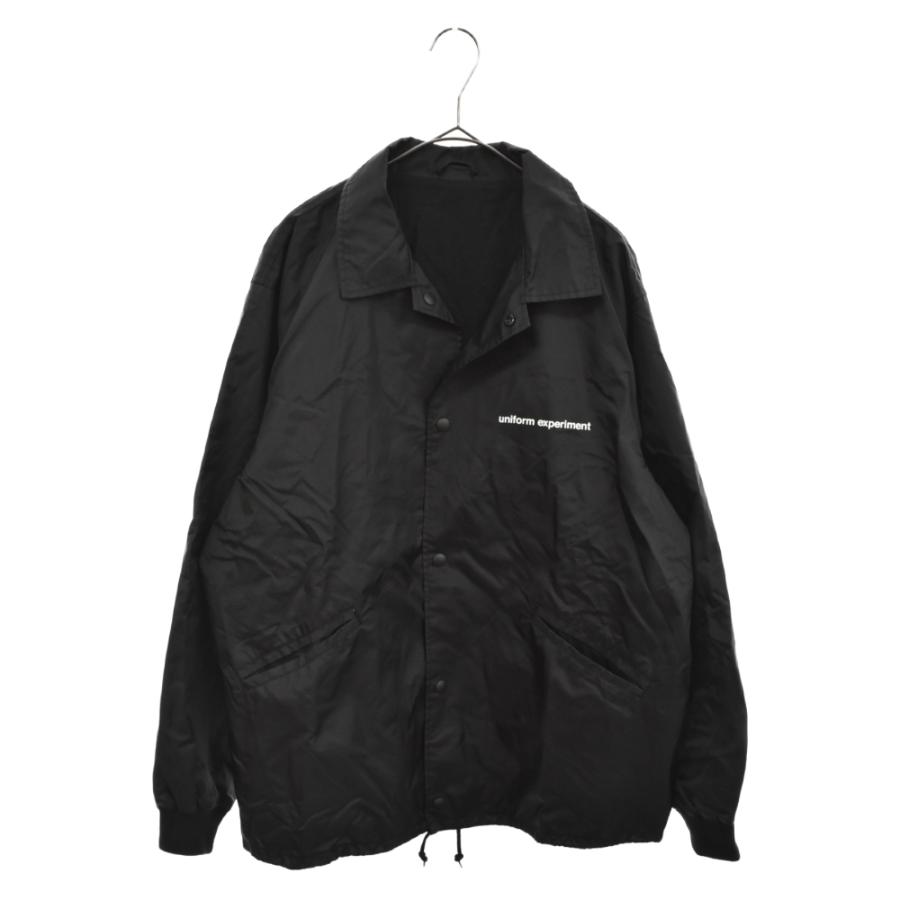 uniform experiment ユニフォームエクスペリメント ビッグ コーチ ブルゾン ジャケット ブラック UE-178014 ...