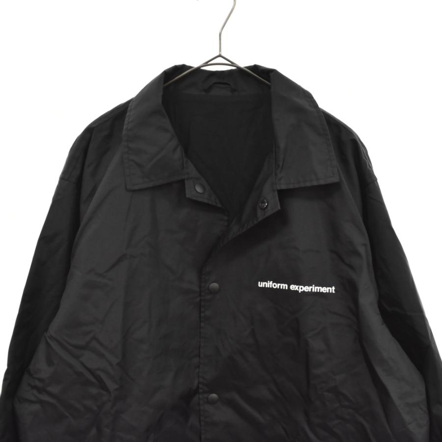 uniform experiment ユニフォームエクスペリメント ビッグ コーチ ブルゾン ジャケット ブラック UE-178014 ...