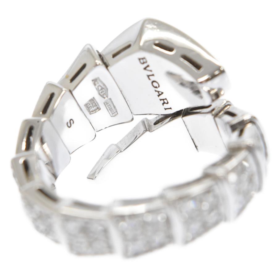 BVLGARI ブルガリ K18WG フルダイヤ セルペンティ ヴェイパー リング シルバー : BRING Yahoo!ショップ - 通販 - Yahoo!ショッピング