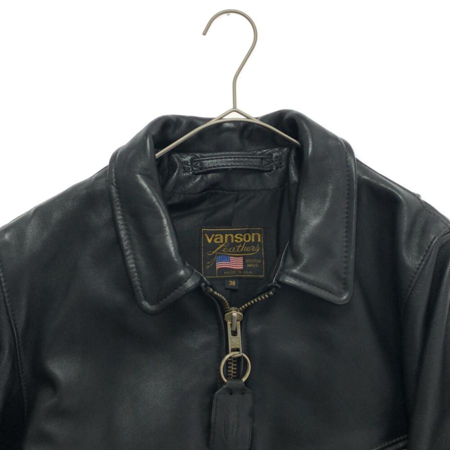 VANSON (バンソン) ENFIELD Leather Jacket エンフィールド レザージャケット ブラック : BRING Yahoo!ショップ - 通販 - Yahoo!ショッピング