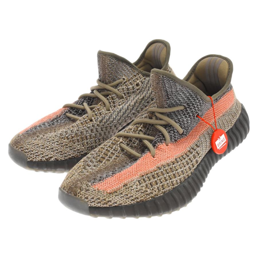 adidas アディダス イージーブースト 350 V2 アッシュストーン ローカットスニーカー ブラウン GW0089 US9/27cm ...