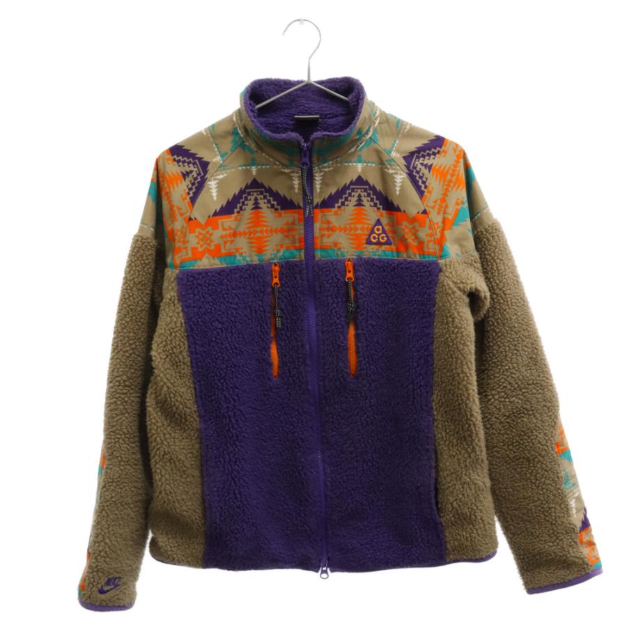 NIKE ナイキ PENDLETON FLEECE JACKET ネイティブ柄フリースジャケット パープル/ベージュ 325417-545 : BRING Yahoo!ショップ - 通販 ...