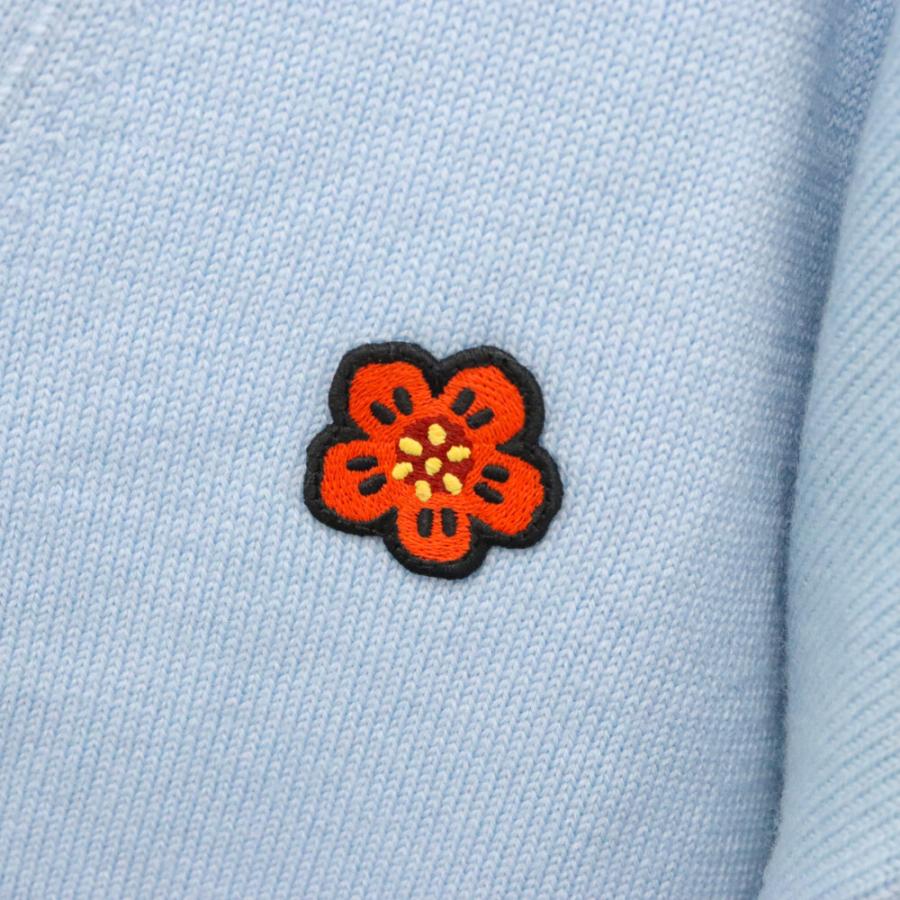 KENZO ケンゾー BOKE FLOWER CREST CARDIGA ロゴ刺繍 ニット カーディガン ブルー FD55CA3813LB : BRING Yahoo!ショップ - 通販 ...